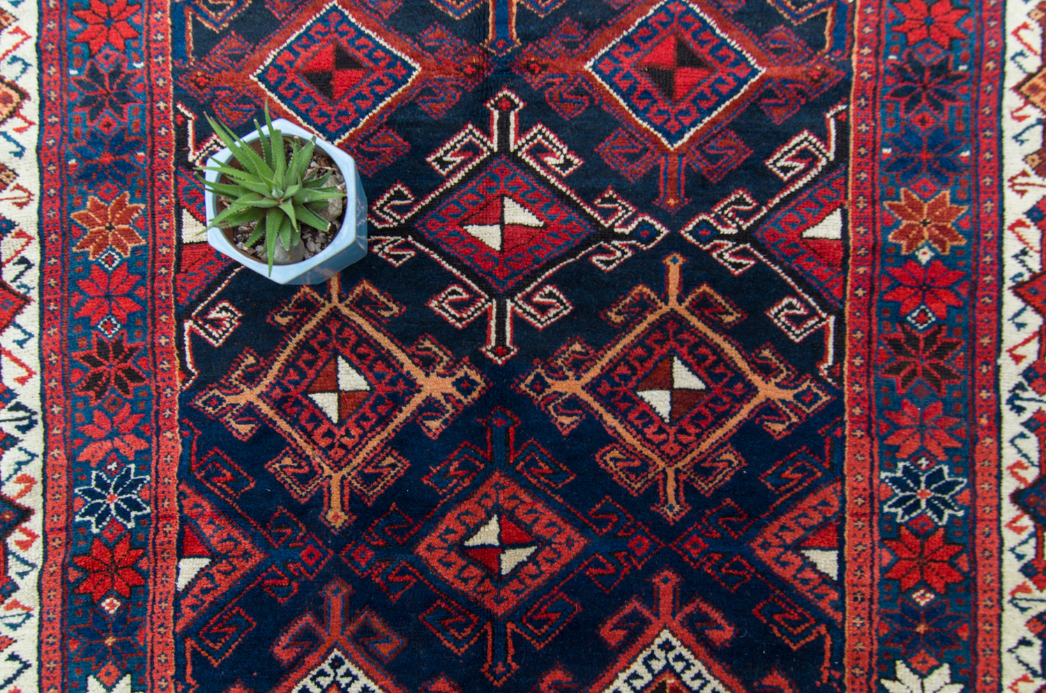 Antique Varamin Rug – LF1S157 | House of Séance