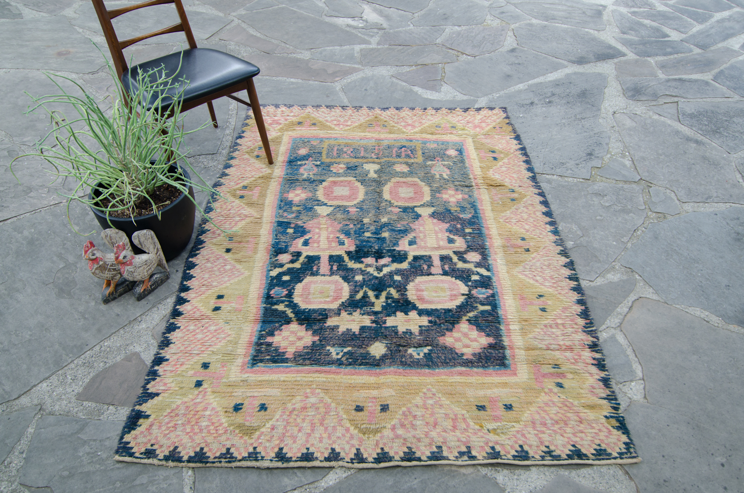Vintage Scandinavian Swedish Rug | House of Séance